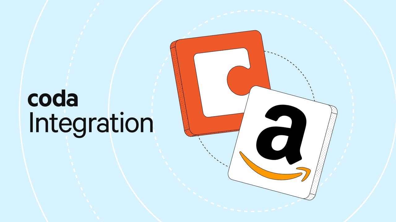 Reduce friction in your dev process, Coda + AWS integration - Coda