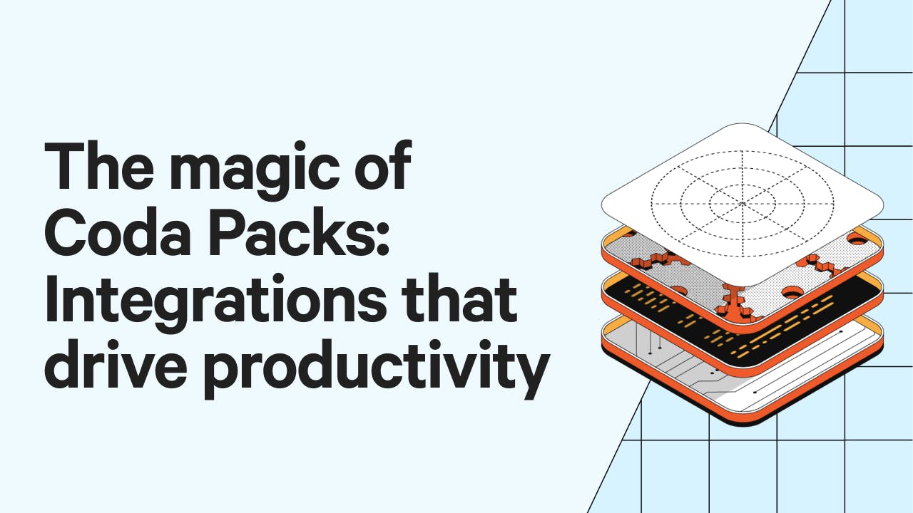 The magic of Coda Packs: Integrations that drive productivity | Webinars