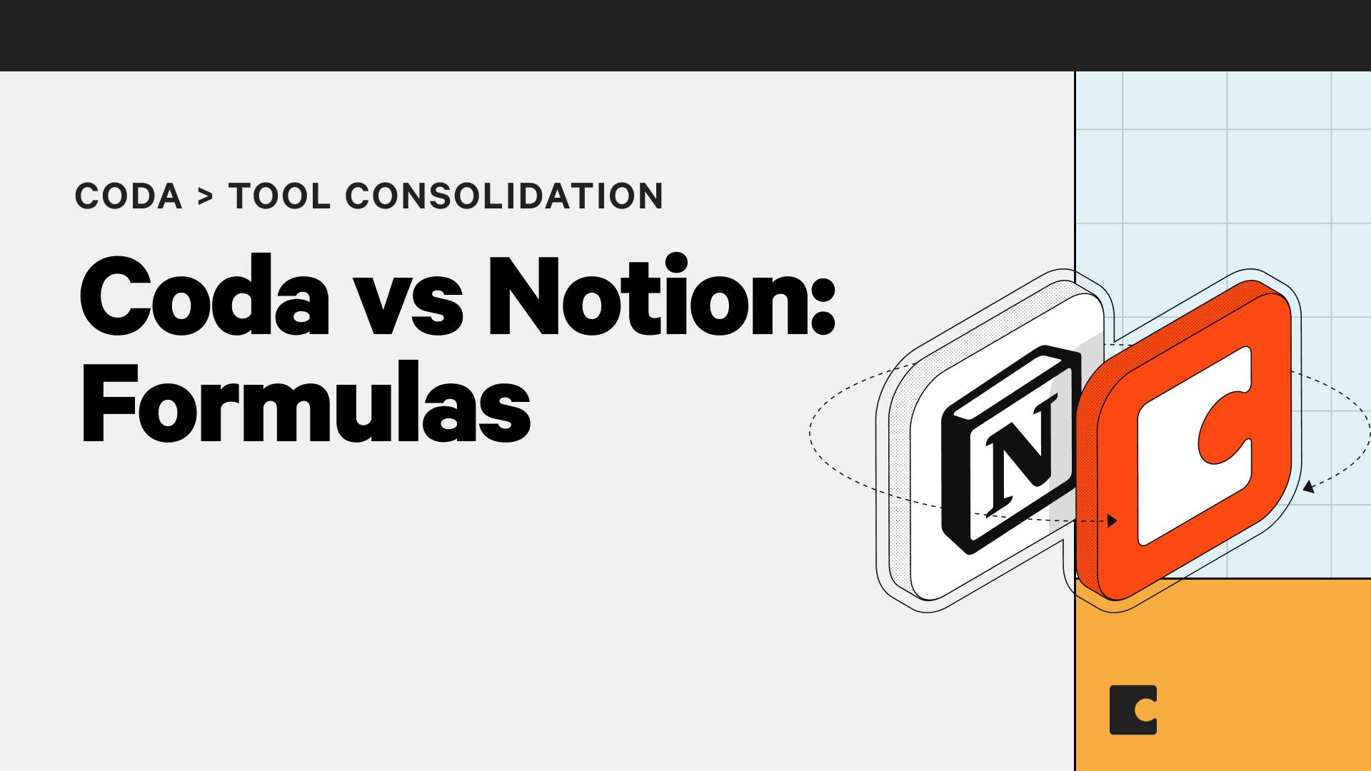 Coda vs Notion: Formulas