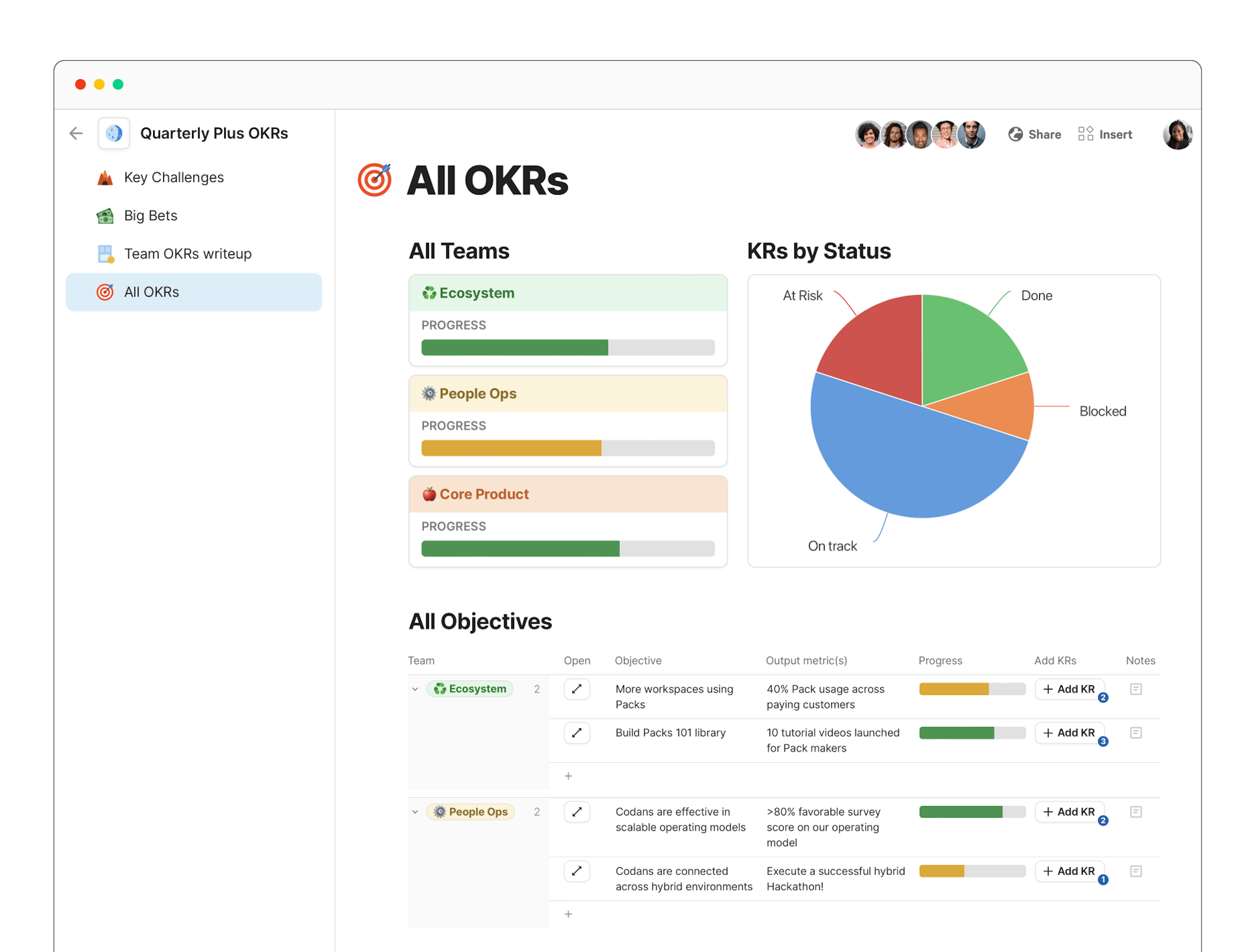 Coda for planning and OKRs, set and track objectives - Coda