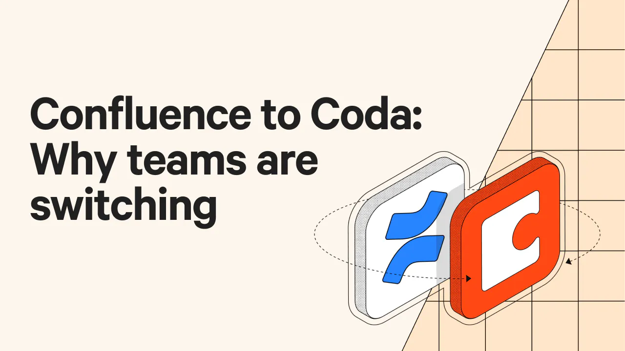 Confluence vs Coda, why teams switch to Coda | Webinars
